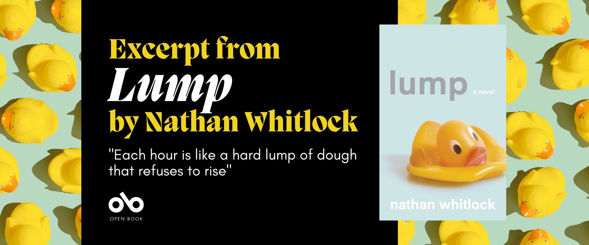 Read an Excerpt from Lump, the New Novel from One of CanLit's Best ...