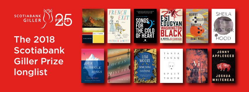 Scotiabank Giller Prize Names 12 Title Longlist: Familiar Faces, Debuts ...