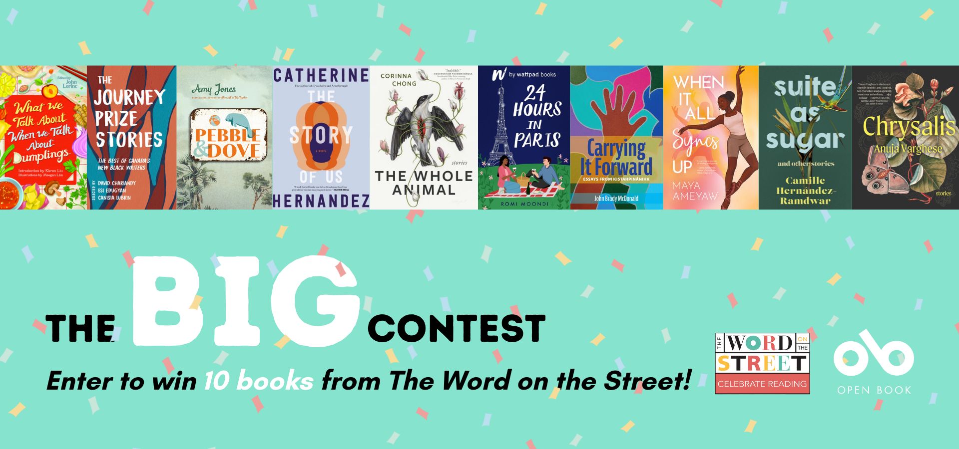 The Big Contest! Enter to Win 10 Books from The Word on the Street ...