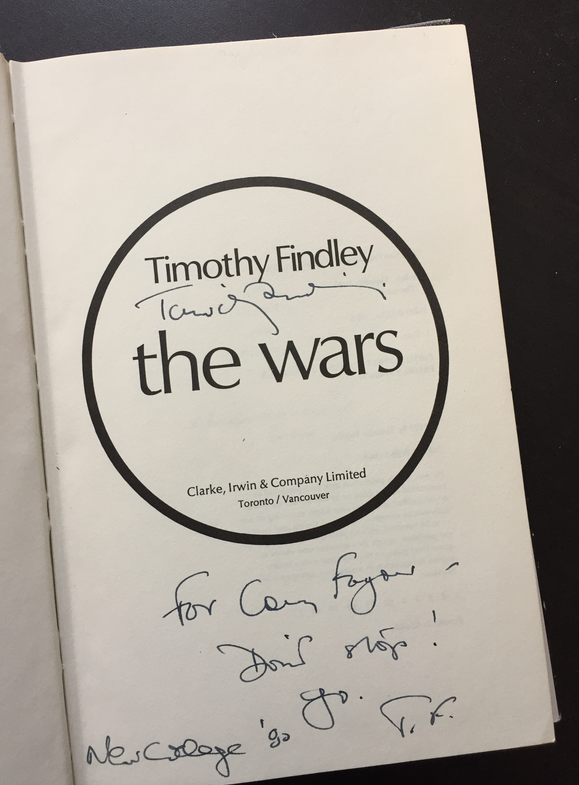 What Timothy Findley Taught Me | Open Book